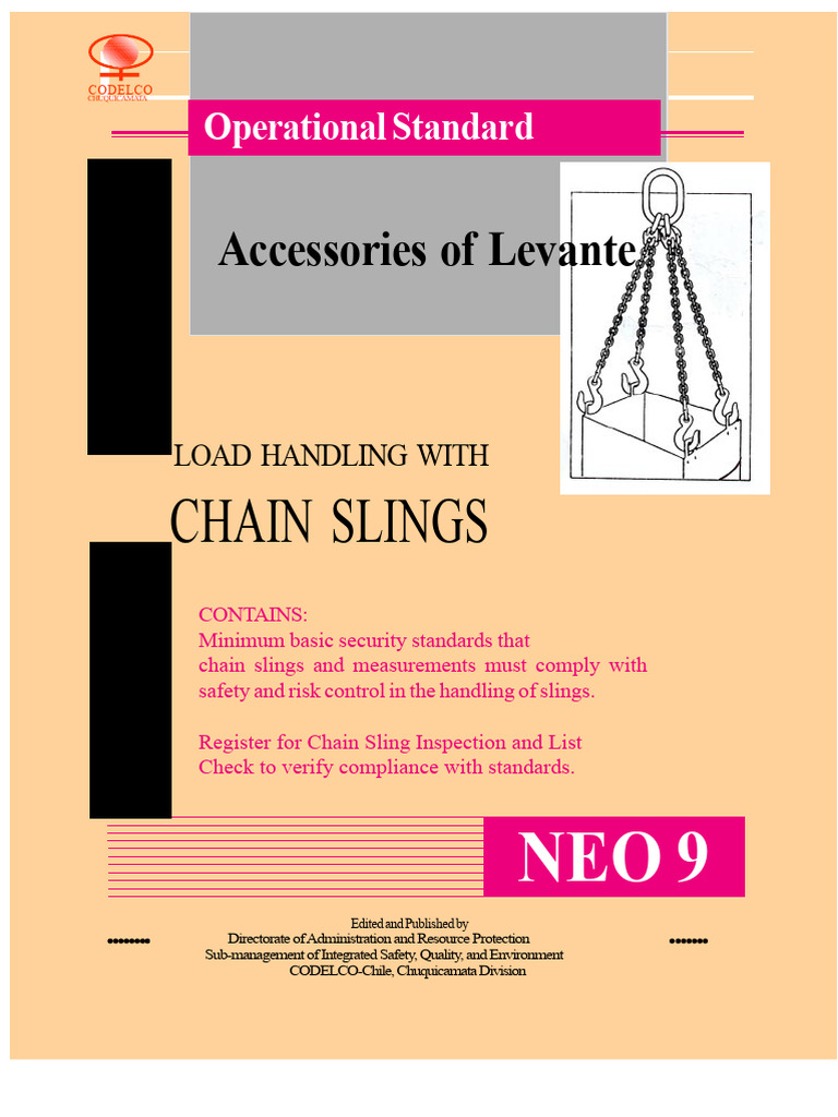 Load Handling With Chain Slings - Lifting Accessories | PDF | Wear ...