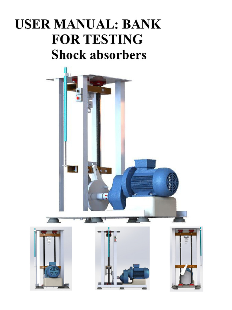 Shock Absorber Test Bench Manual | PDF | Safety | Bearing (Mechanical)