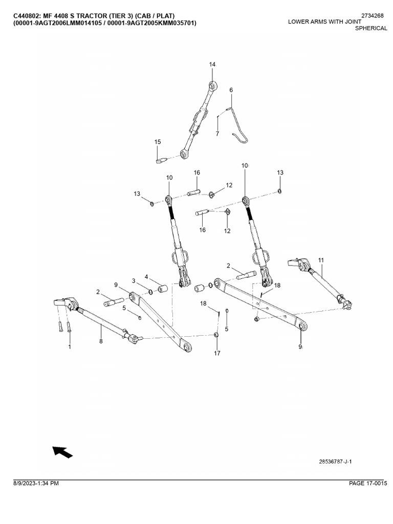 Massey 4408 | PDF | Agricultural Machinery | Heavy Equipment