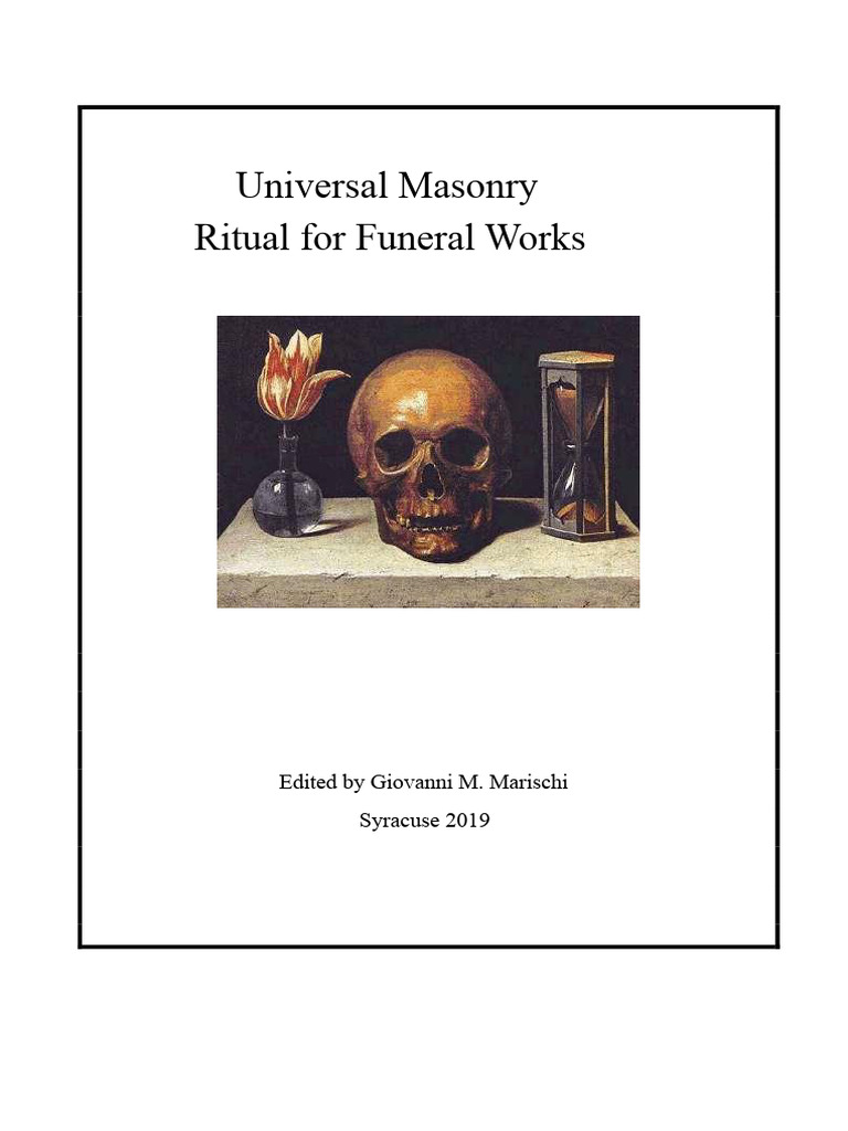 Masonic Funerals | PDF | Funeral
