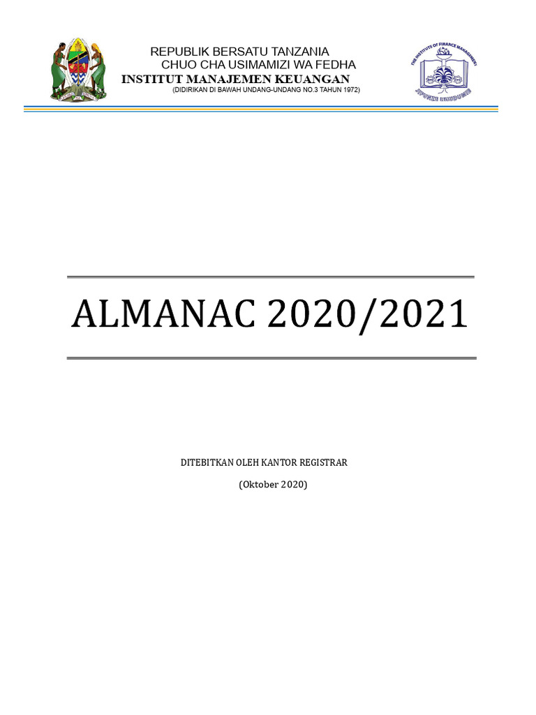 Almanak 2020-2021 Versi Akhir | PDF