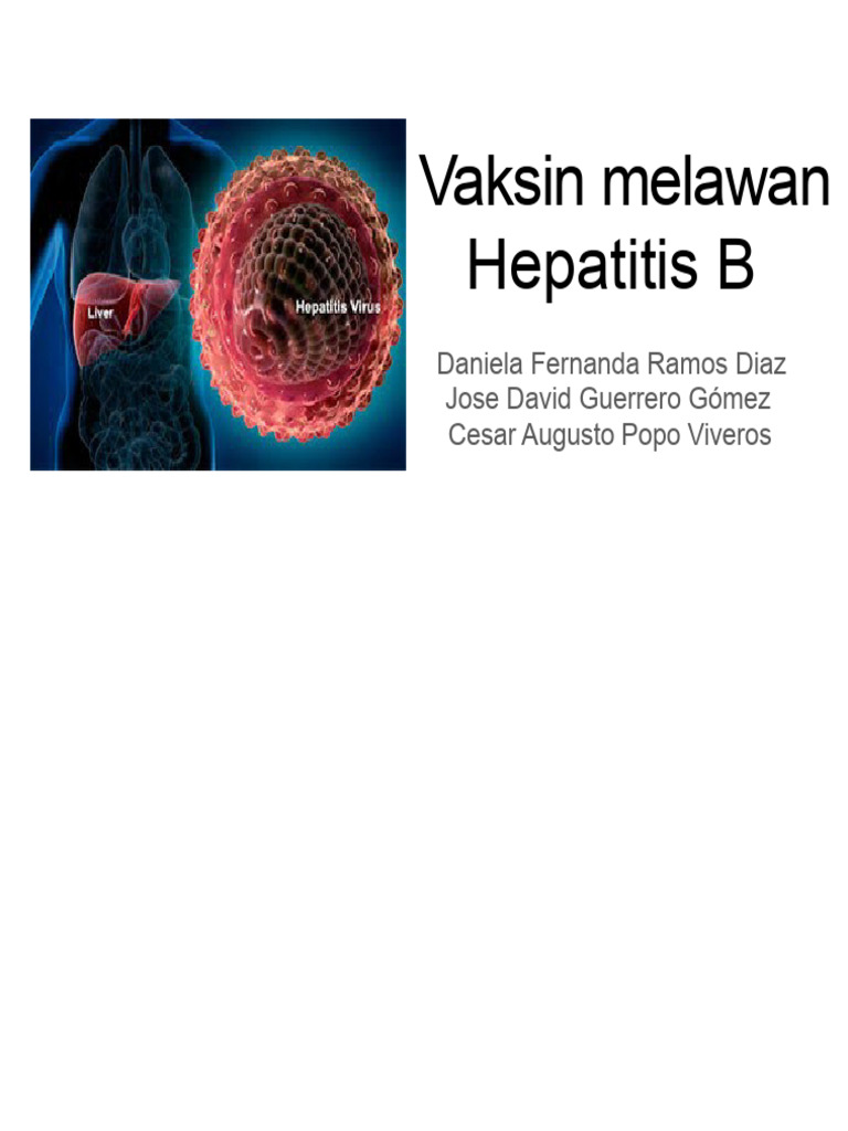 Vaksin Terhadap Hepatitis B | PDF