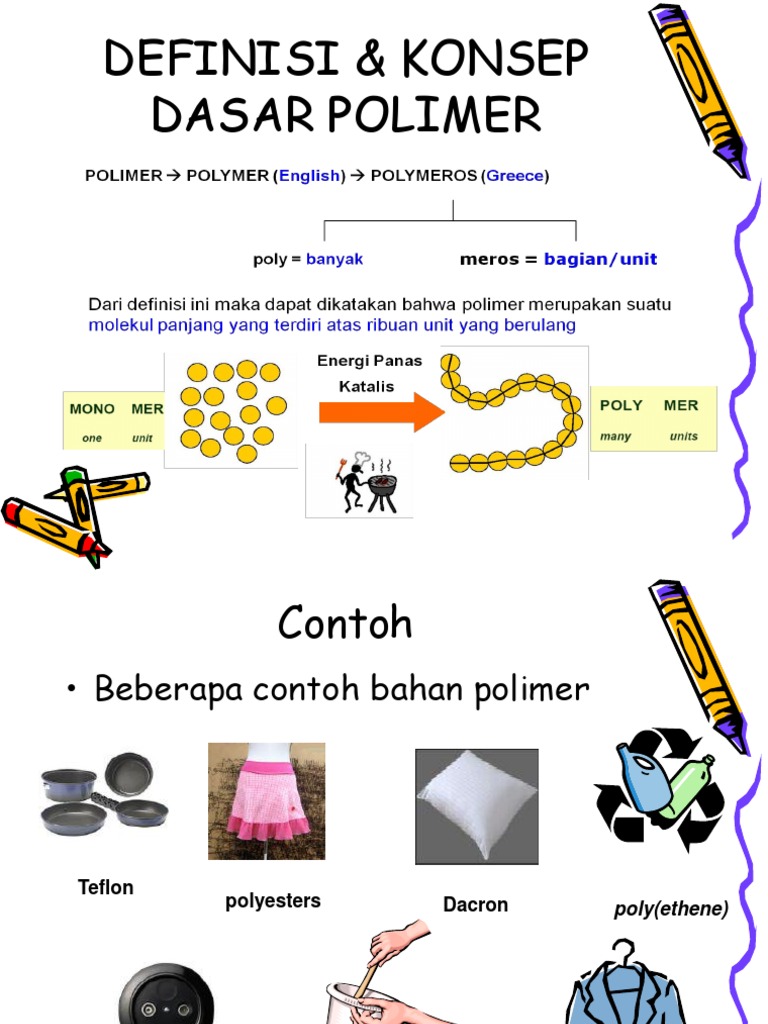 Jenis dan Contoh Polimer Termoplastik | PDF