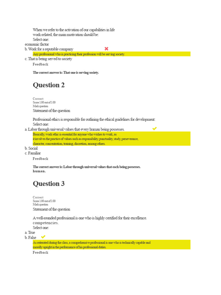 Unit 2 Professional Ethics Exam | PDF | Value (Ethics) | Social Psychology