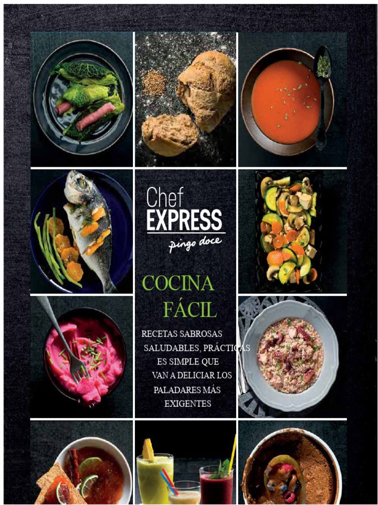 Libro de Recetas Chefexpress Pingo Doce | PDF | Panes | Chocolate