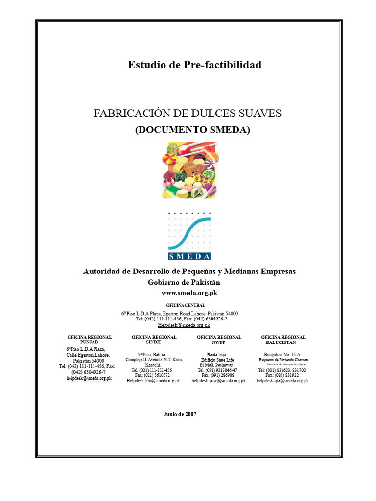 Caramelo blando SMEDA | PDF | Al por menor | Caramelo