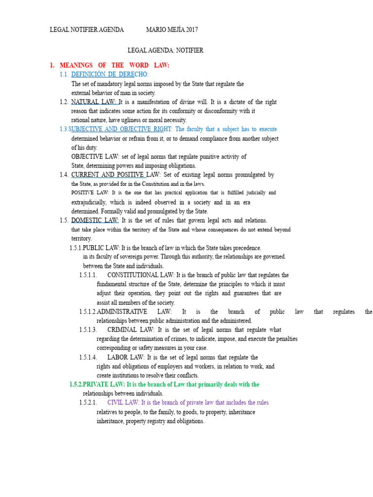 Legal Concepts and Norms Explained | PDF | International Law | Crimes