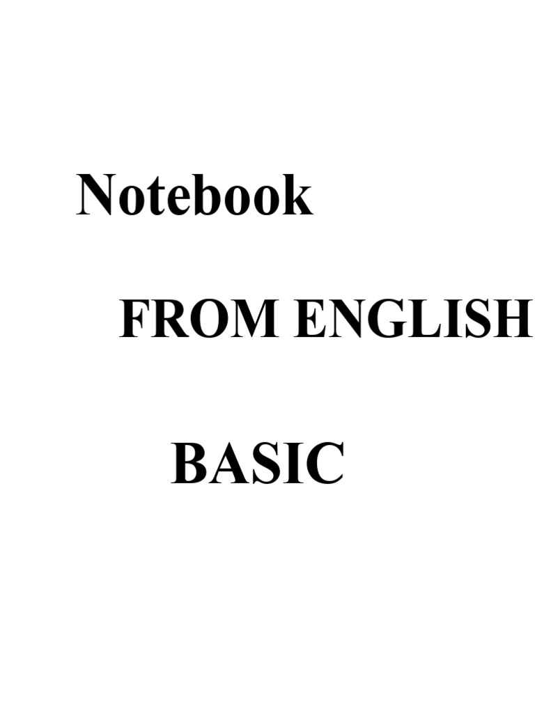 Basic English Workbook Pdf Grammatical Number Plural