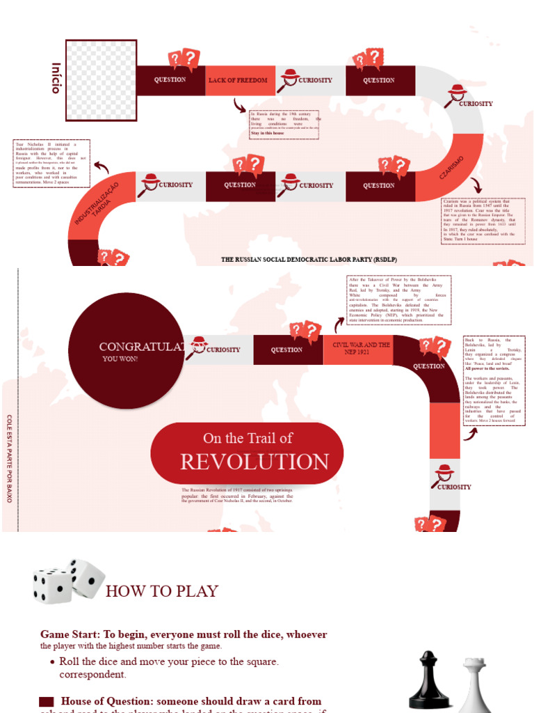 Board Game On The Paths of The Revolution (Russian Revolution) Final ...