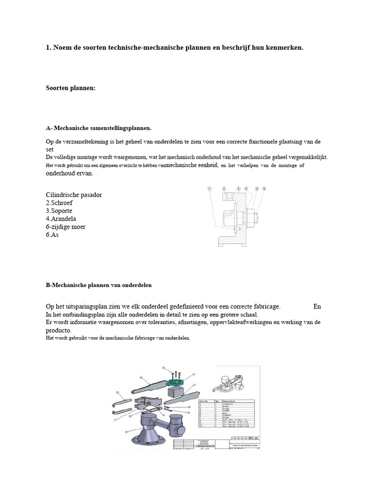 Antwoord Op Workshop 1 Soorten Technische Tekeningen, Lijnen en Technische Normen | PDF