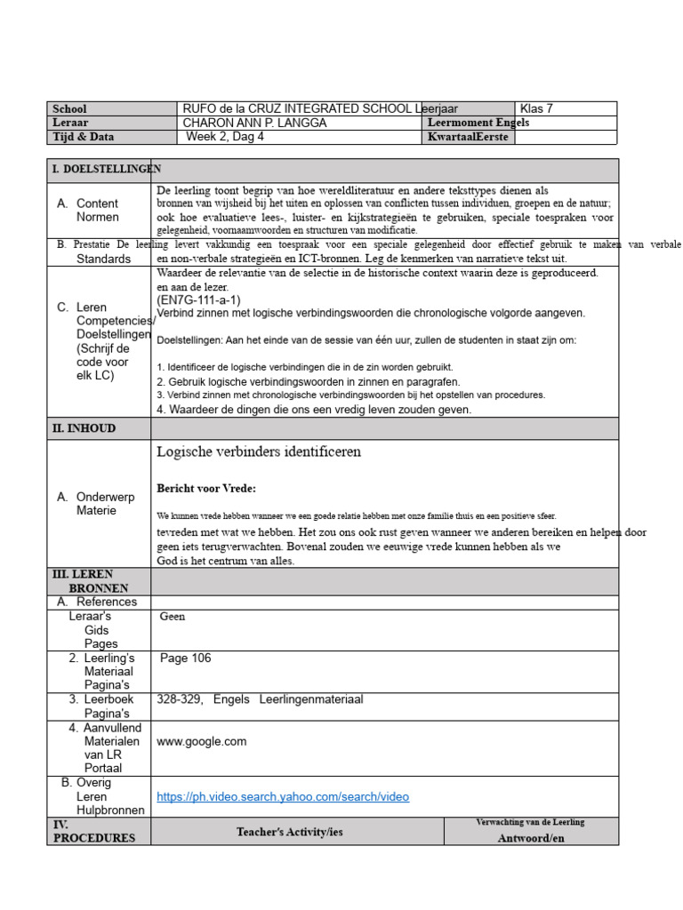 Logische Verbindingen DLP | PDF