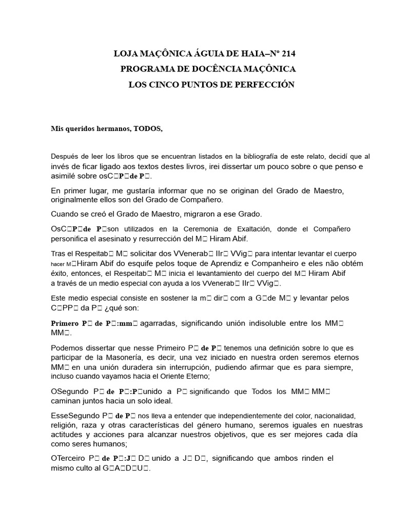 Significado de los Cinco Puntos de Perfección | PDF | Amor | Espiritualidad