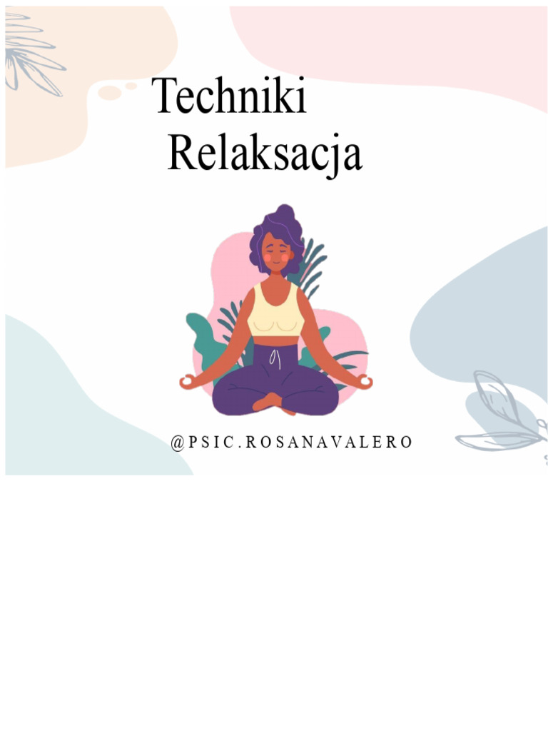 Techniki Relaksacyjne | PDF