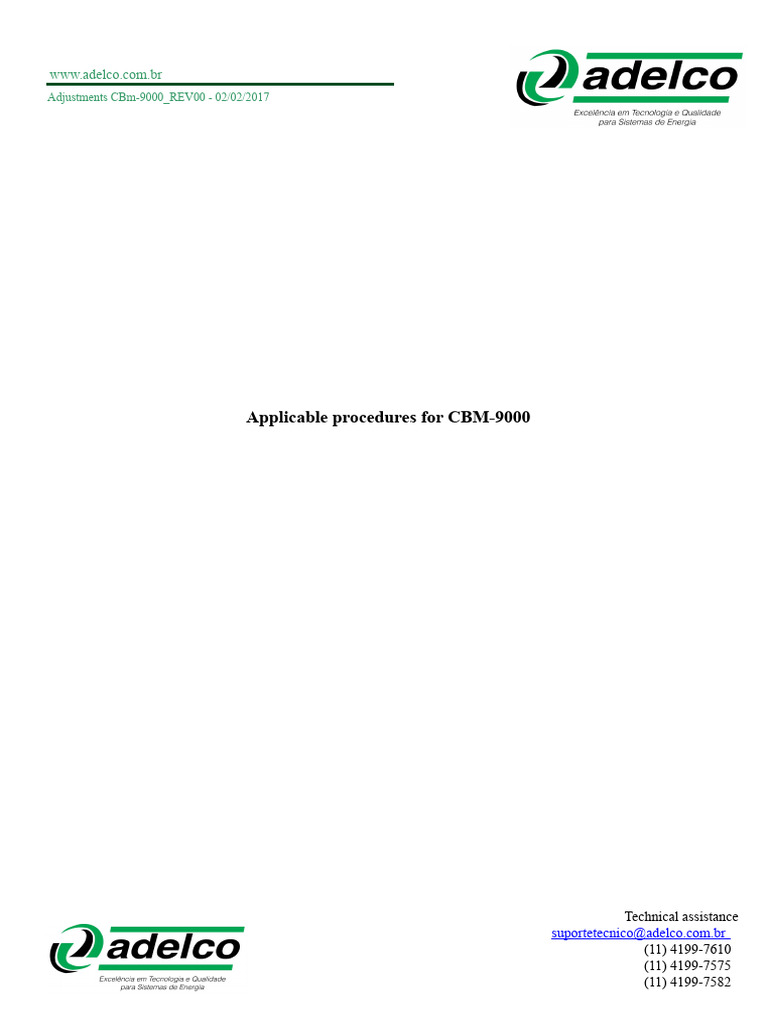 Adelco Applicable For CBM-9000 | PDF | Rectifier | Voltage