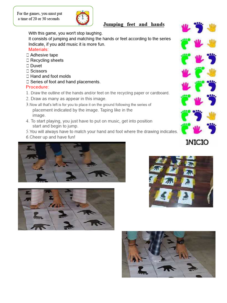 Jump Feet and Hands | PDF
