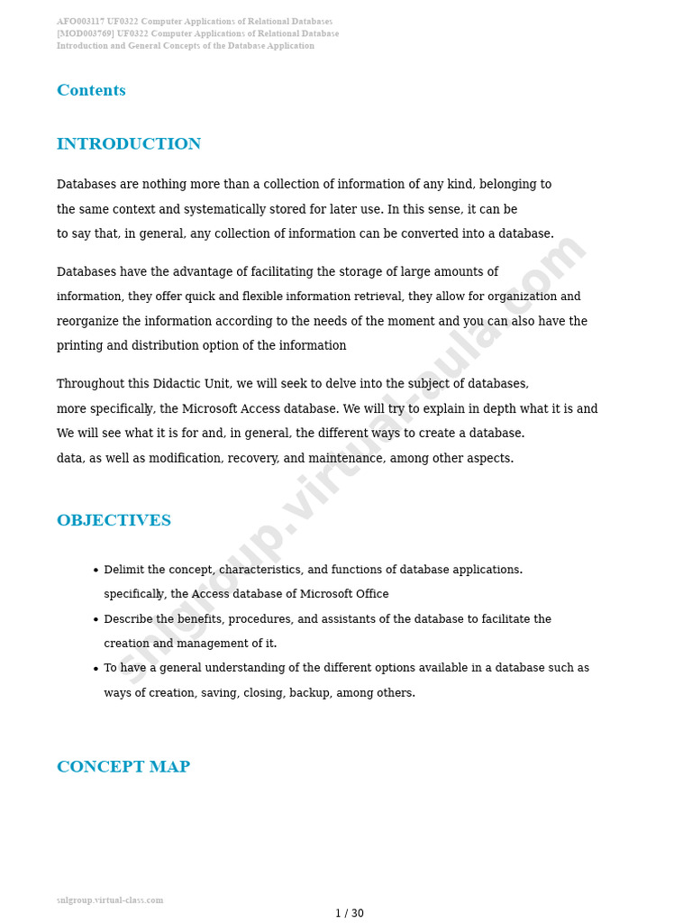 Microsoft Access Database Applications Guide | PDF | Databases ...