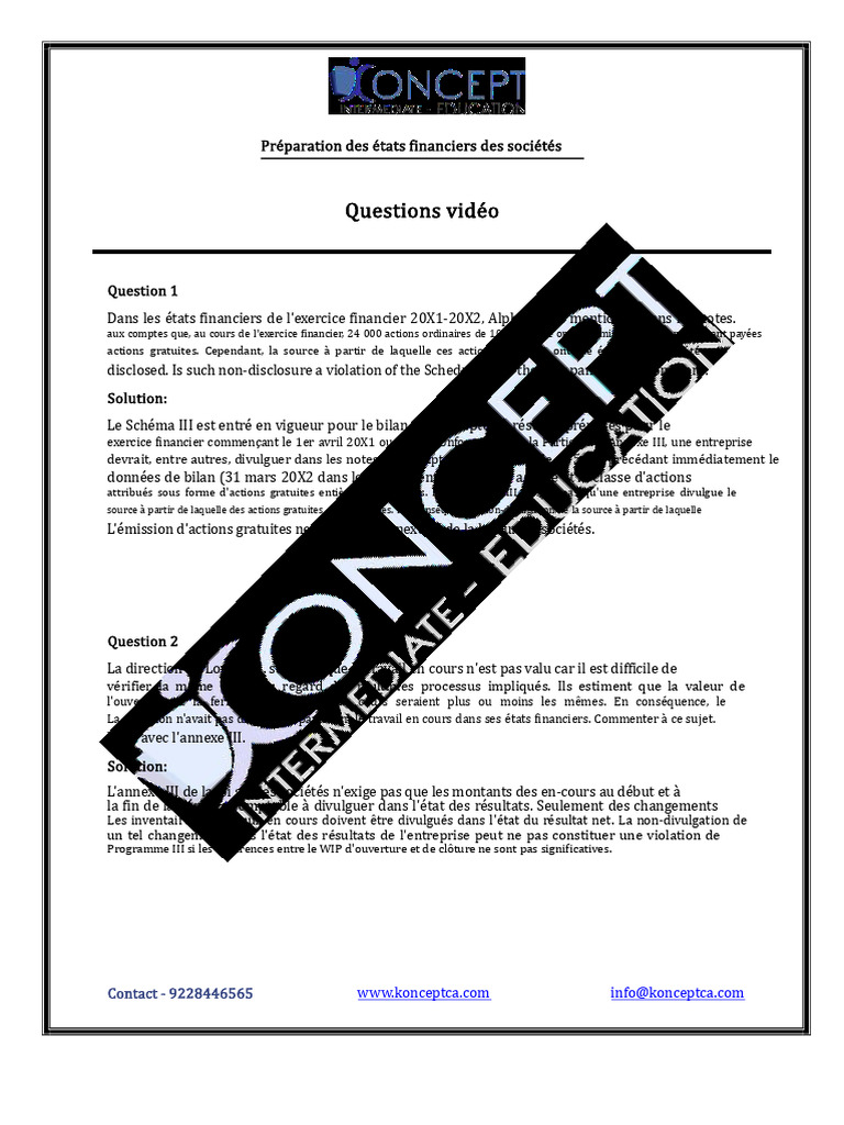 États financiers et conformité légale | PDF | Dividende | Bilan comptable