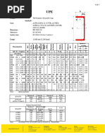 UPE Channel Dimensions and Properties | PDF
