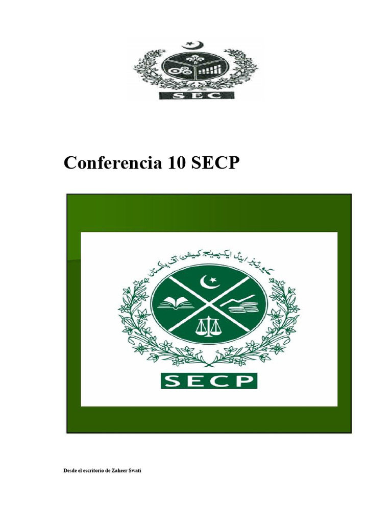 Unidad 10 SECP (Completo) | PDF | Bolsa | Pakistán
