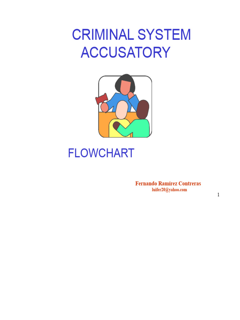 Flowchart Accusatory | PDF | Arrest | Prosecutor