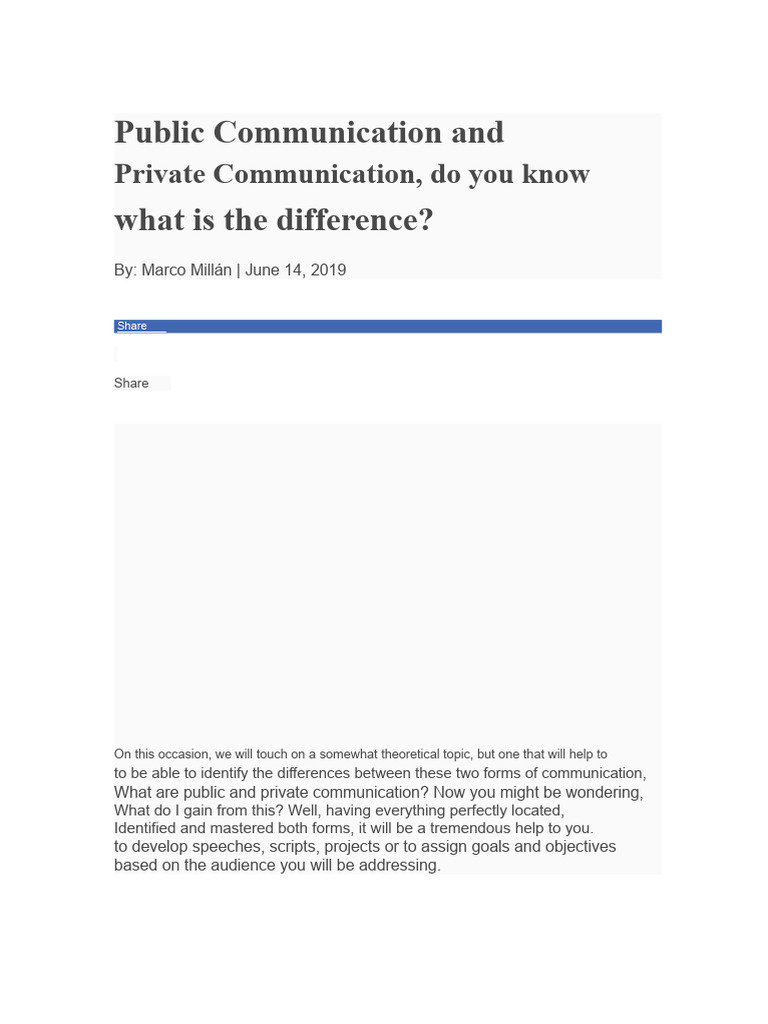 Public Private Communication | PDF | Fax | Communication