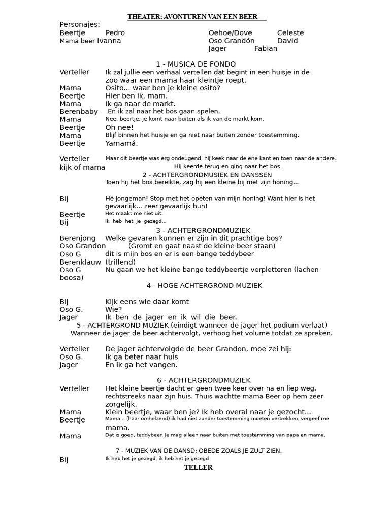 Theater en Clown Script | PDF