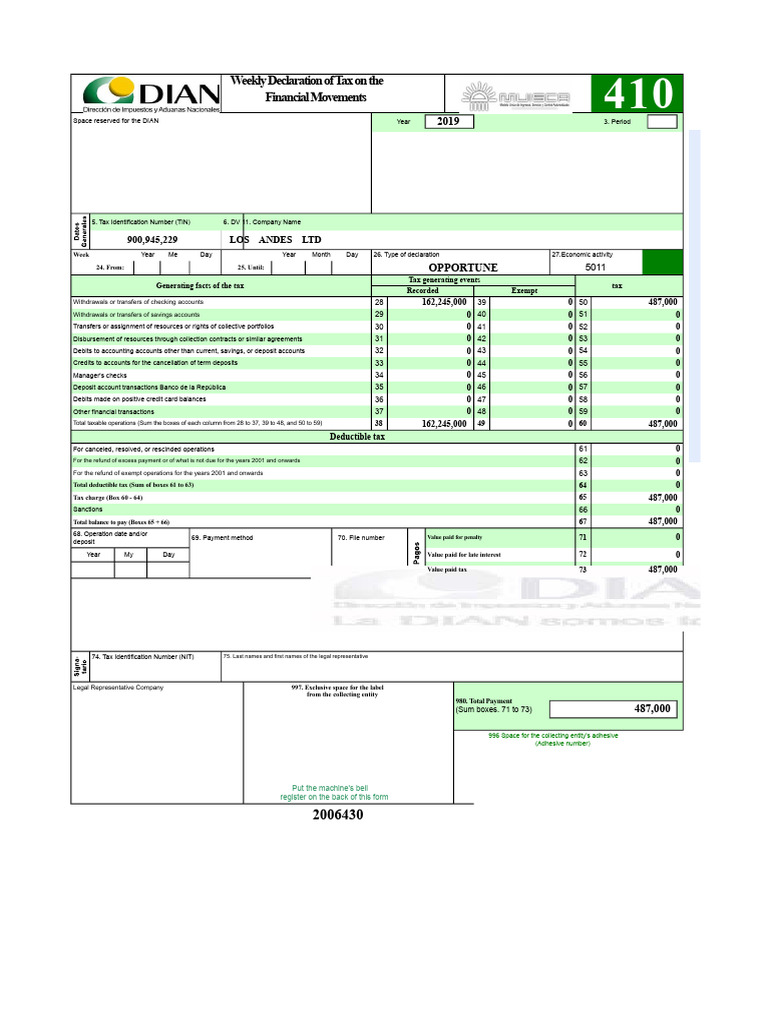 Form 410 GMF | PDF | Tax Refund | Taxes