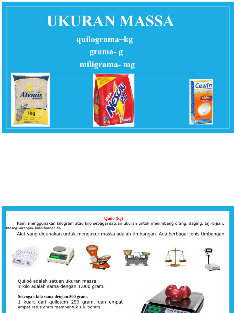 Ukuran massa.pdf | PDF