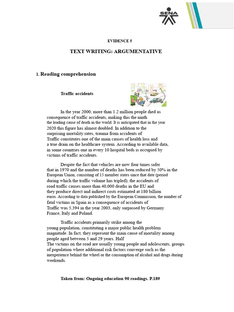 Exercise 5. Argumentative Text | PDF | Traffic Collision | Bees