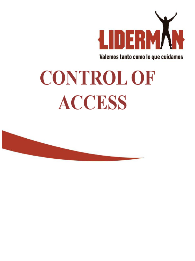 Access Control Security and Effective Patrols | PDF | Access Control ...