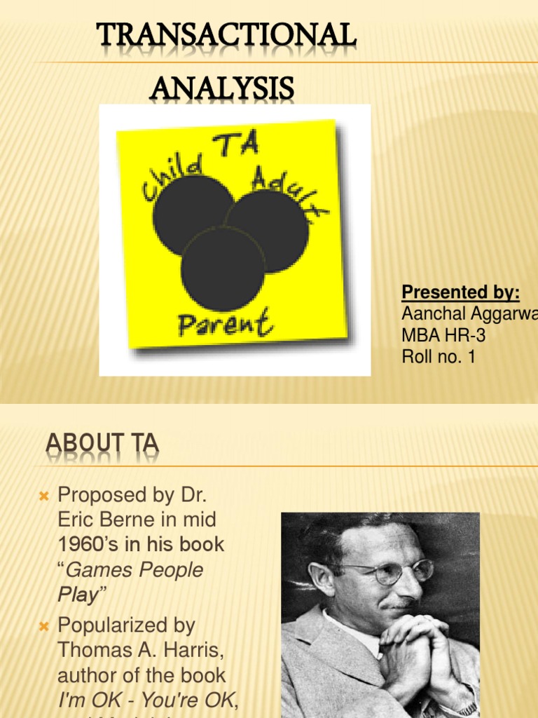 Understanding Transactional Analysis | PDF | Communication | Behavioural Sciences