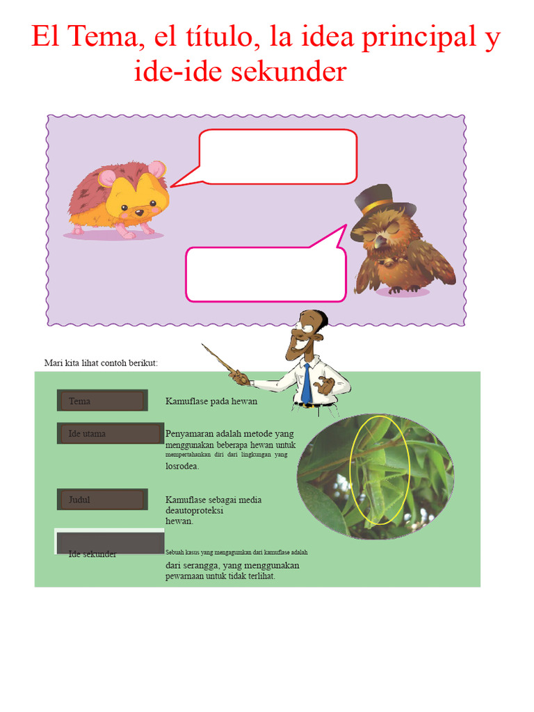 Ide Utama dan Sekunder | PDF