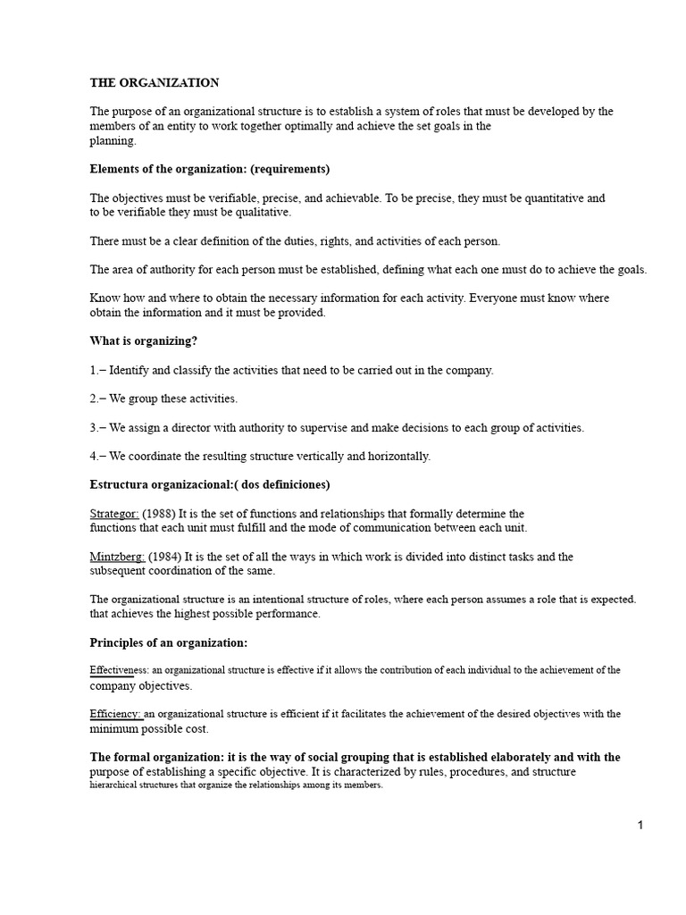 Understanding Organizational Structure | PDF | Organizational Structure ...