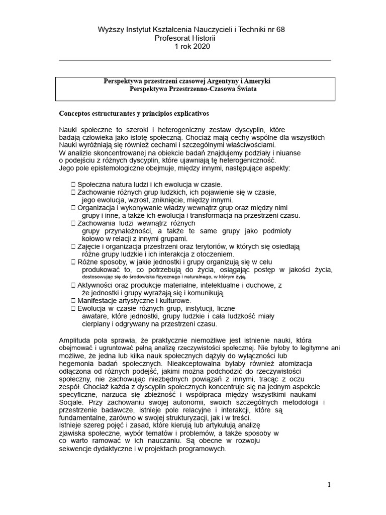 Koncepcje Strukturalne I Zasady Wyjaśniające | PDF