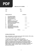 Berg Balance Scale Instructions | PDF | Chair | Foot