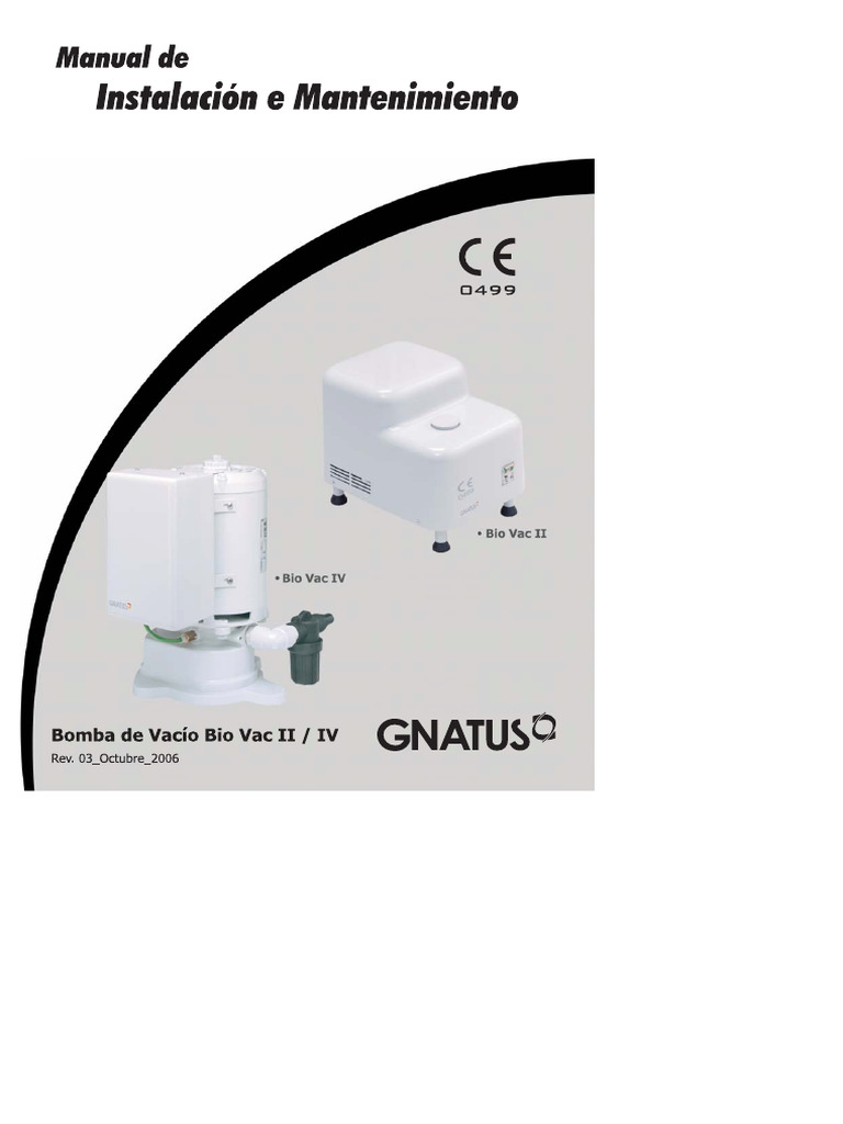 Bio-Vac II/IV Vacuum Pump Overview | PDF | Pump | Valve