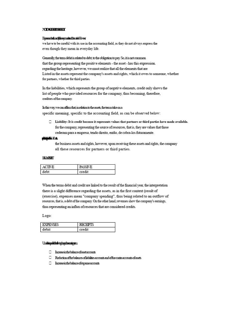 Concepts of Debit and Credit | PDF | Debits And Credits | Corporations