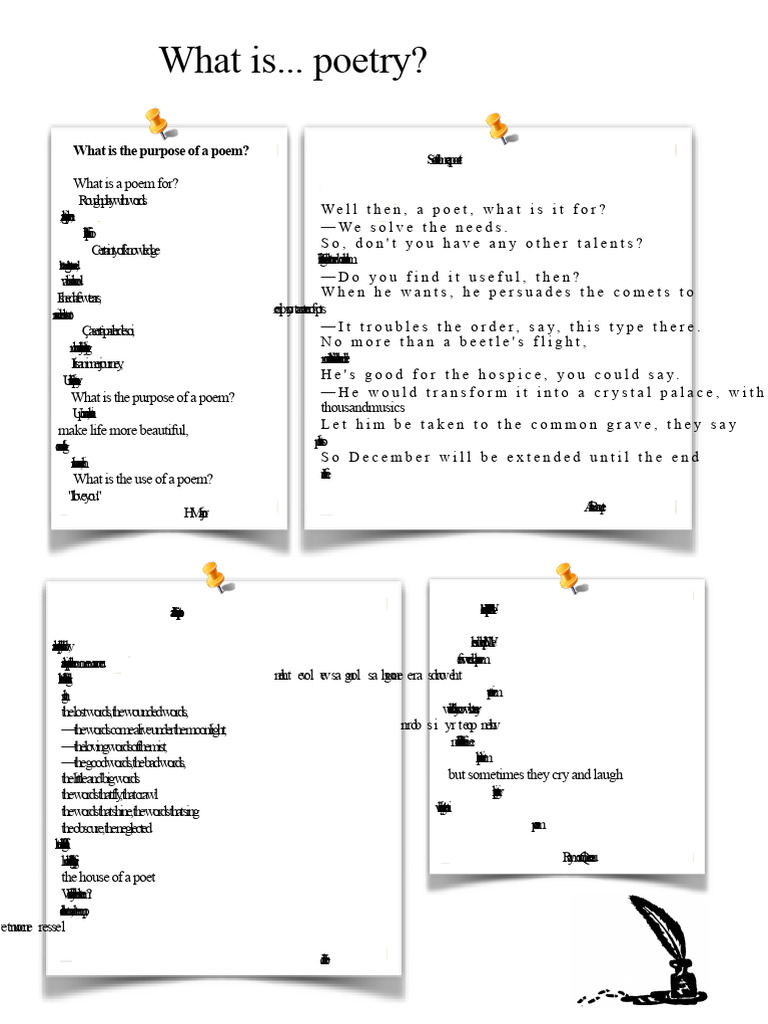 Poetry-Back To School CM1 | PDF | Poetry | Writing