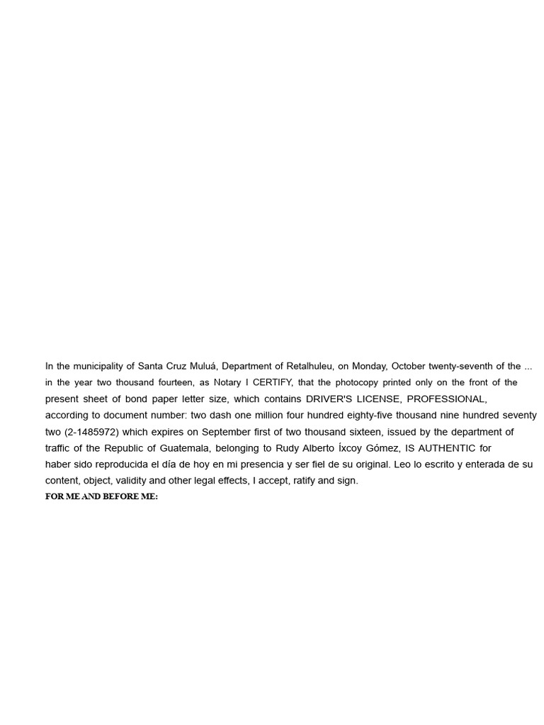 Authentic Driver's License | PDF