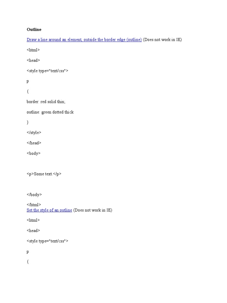 Draw A Line Around An Element, Outside The Border Edge (Outline ...