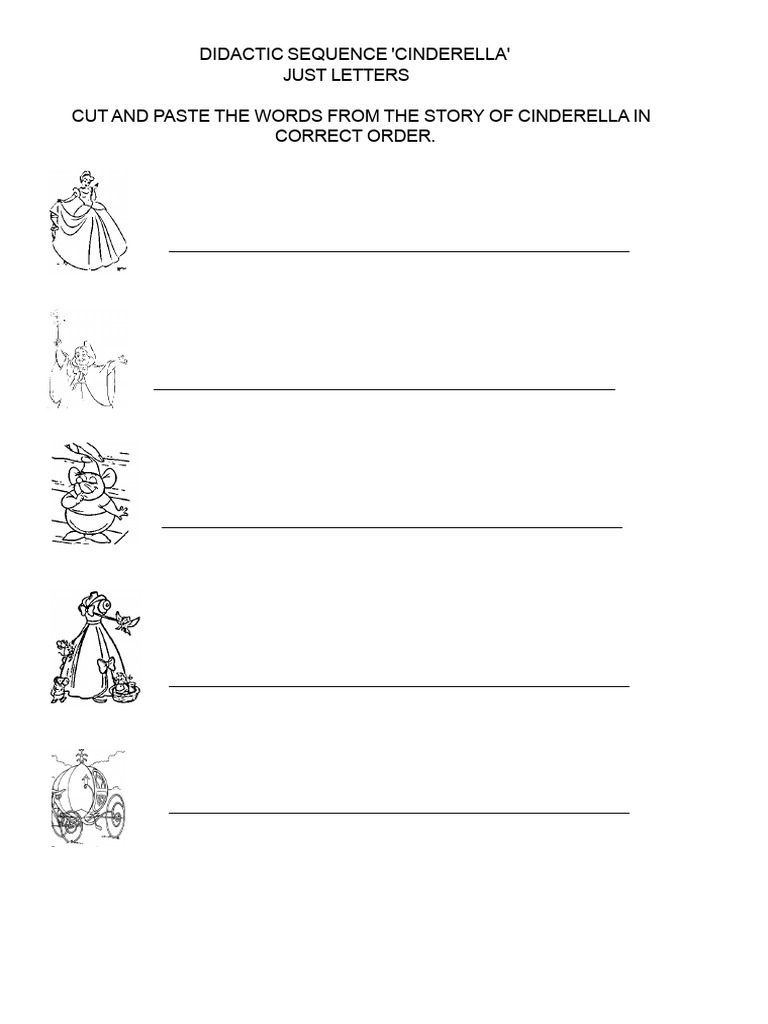 Cinderella Activity | PDF