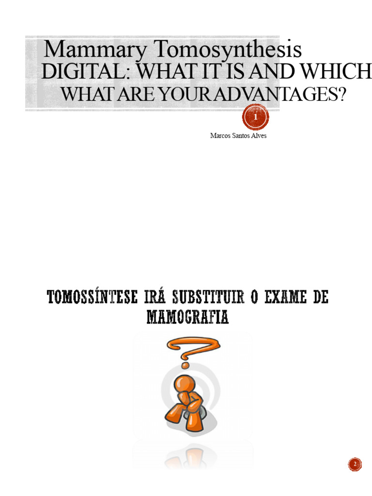 Digital Mammography Tomosynthesis | PDF | Mammography | Breast Cancer