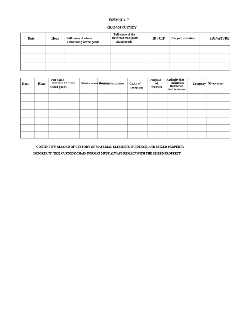 Format A-7 | PDF