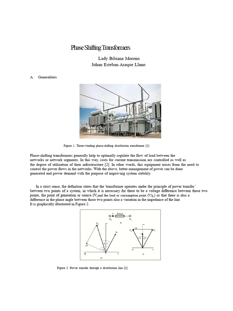 Phase-Shifting Transformers | PDF | Transformer | Electric Power ...