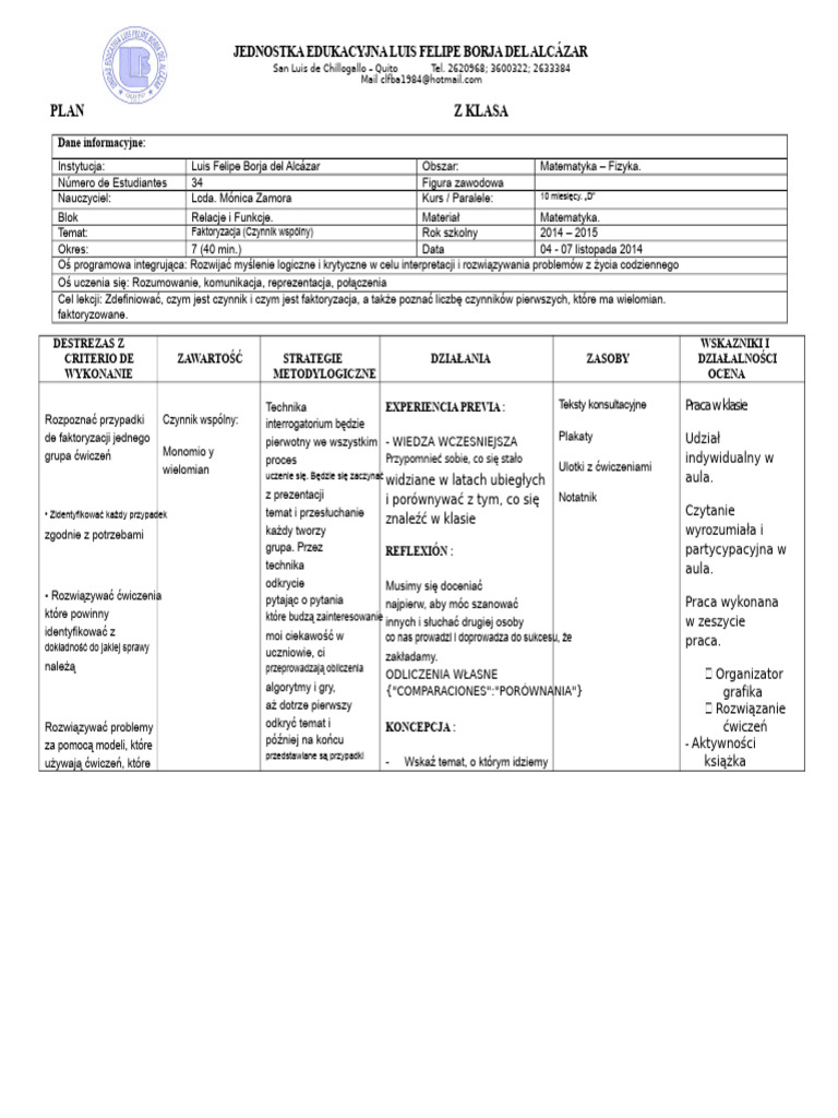 Plan Erca | PDF