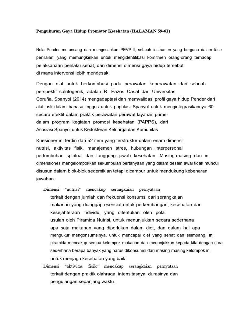 DIMENSI NOLA PENDER | PDF