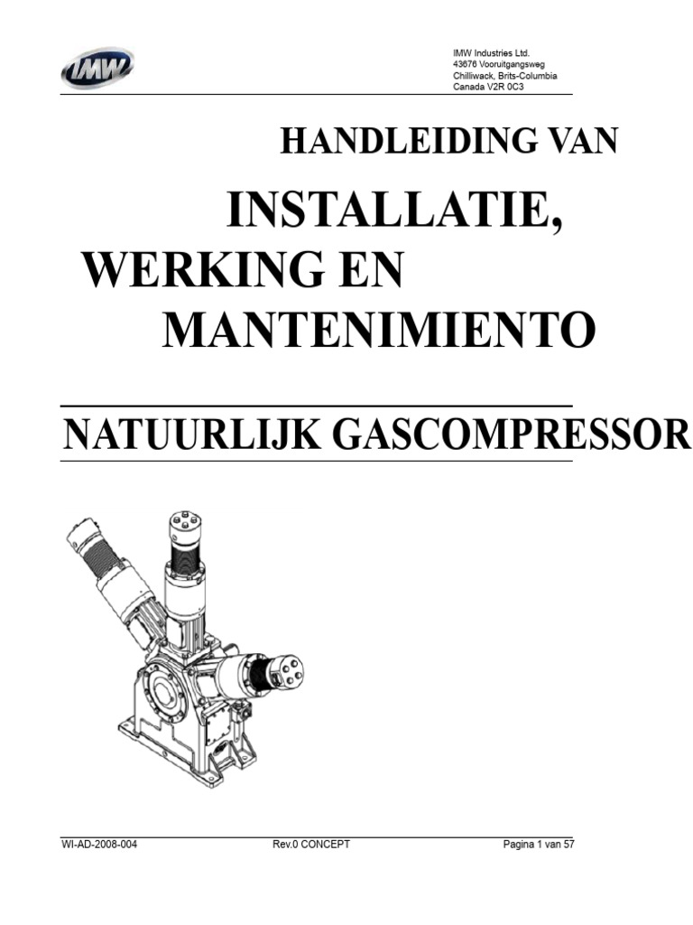 1 - 0 IMW Compressor Handleiding Nederlands | PDF