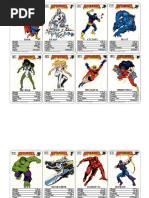 Superhero Height and Weight Stats | PDF | Superheroes | Dc Comics