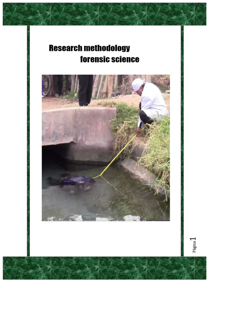 Forensic Science Research Methodology | PDF | Methodology | Scientific ...