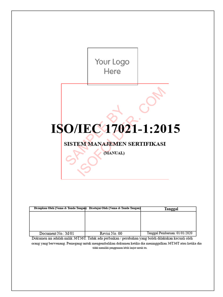 Manual Sertifikasi ISO/IEC 17021-1:2015 | PDF